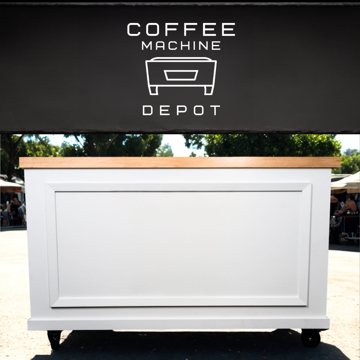 Custom Coffee Cart - Fully Collapsible – Coffee Machine Depot
