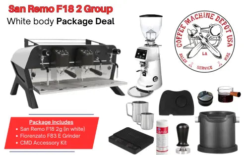 Sanremo - F18 2 Group + Fiorenzato F83 E Combo Package – Coffee Machine ...
